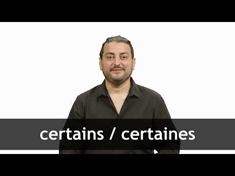 English Translation of “CERTAINS” | Collins French-English Dictionary