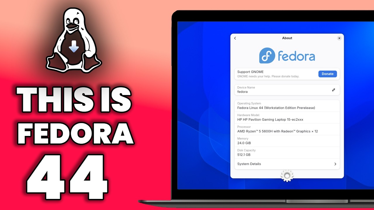 Fedora 44: The ULTIMATE Linux Experience? (What’s New & Features)