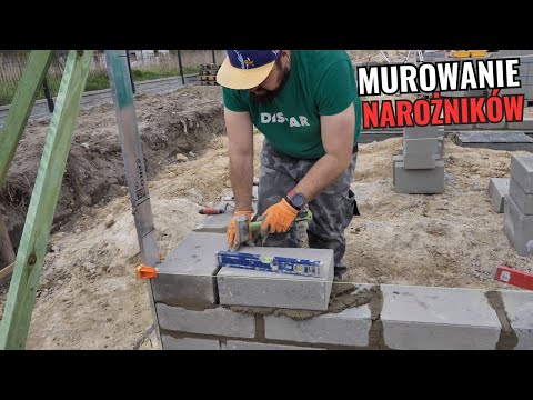 Jak wymurować narożniki prosto i szybko? Murowanie ścian fundamentowych