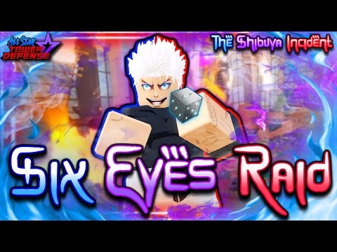 [ GOJO RAID ] Six Eyes Raid Full Skip / Solo Guide | All Star Tower Defense