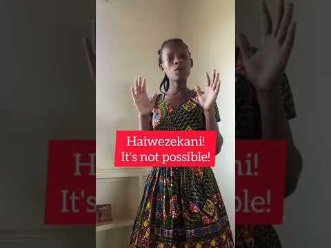 10 WAYS TO SAY "NO" IN SWAHILI #shorts