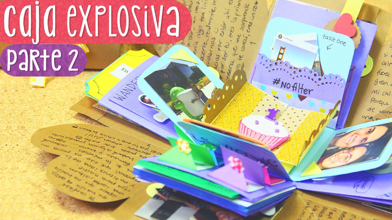 CAJA SORPRESA con laberinto - Tutorial Parte 2 (Exploding Box)  ✄ Craftingeek