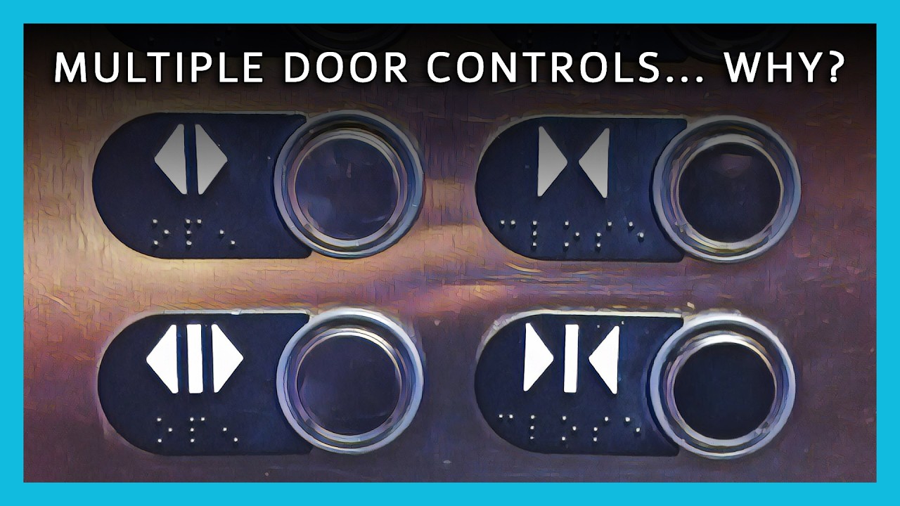 Why Do Some Elevators Have Multiple Sets of Door Control Buttons?