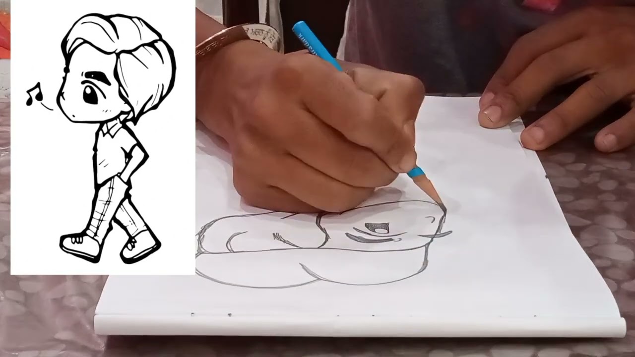 Premium Vector | Boy cartoon doodle kawaii anime coloring page ...