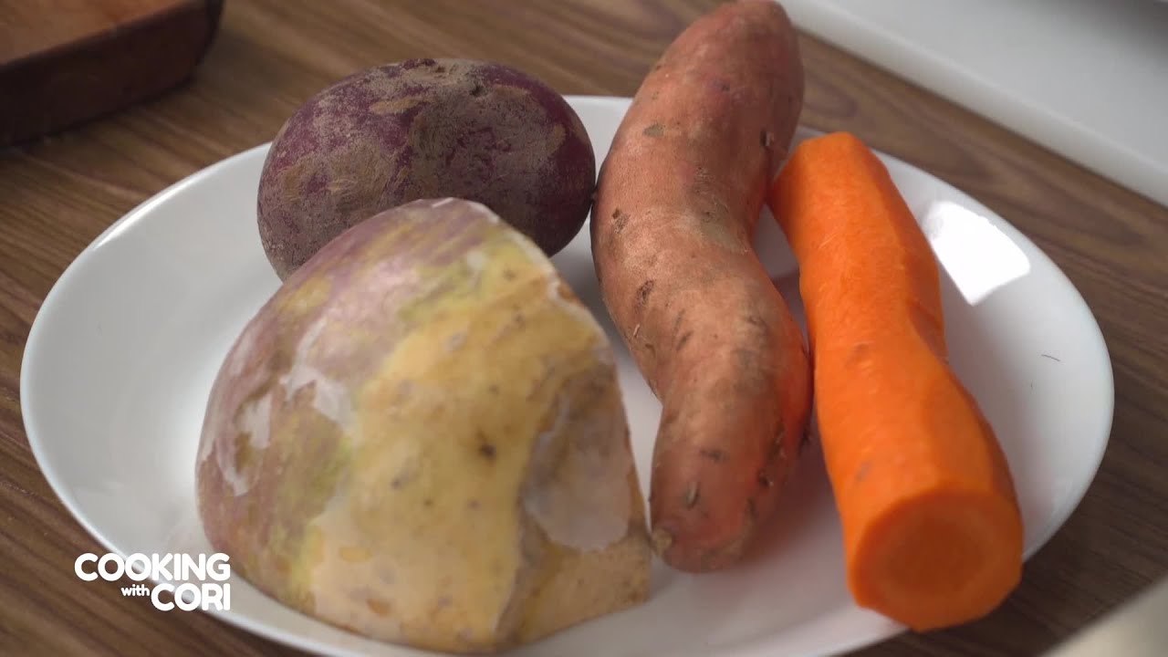 Crispy Vegetable Chips | Cooking with Cori