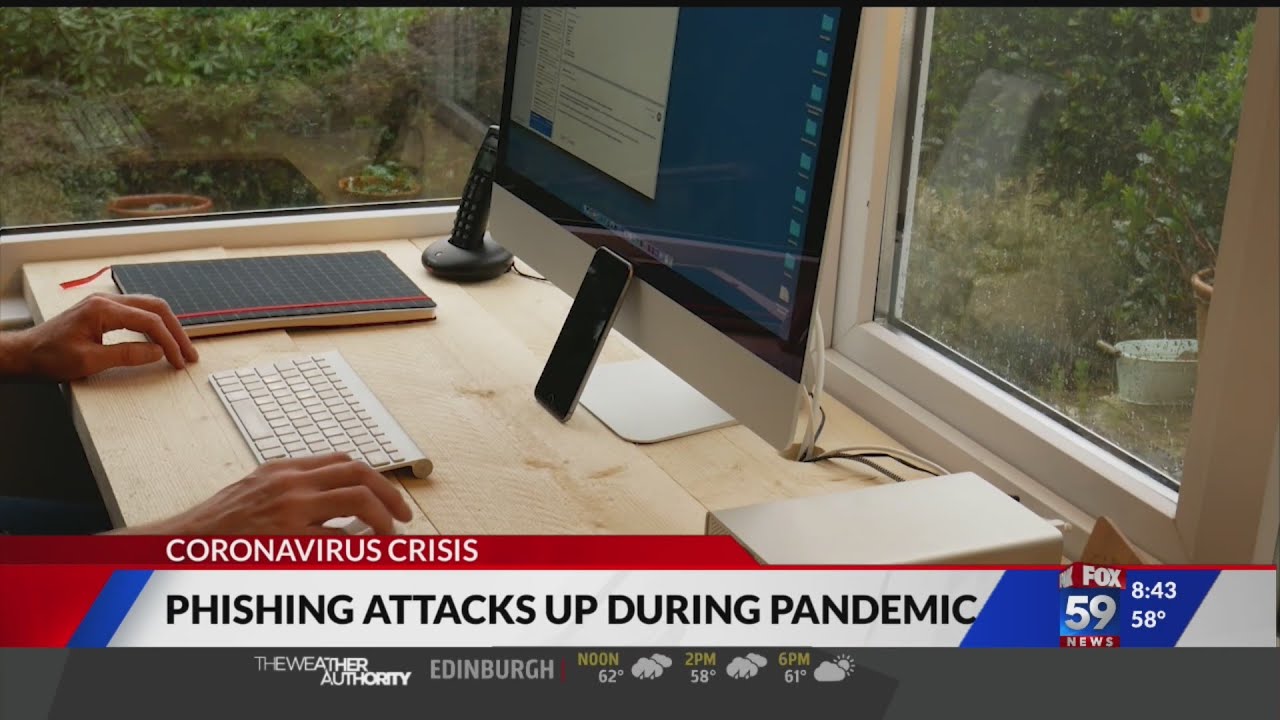 Phishing emails rise during pandemic