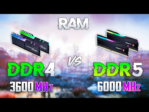 DDR4 3600MHz vs DDR5 6000MHz - Test in 10 Games