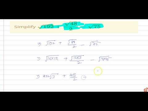Simplify `sqrt(192)+sqrt(48)/2-sqrt(75)`