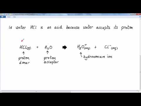 GCSE CHEMISTRY - ACIDS AND BASES - LESSON 4 - definition using proton transfer