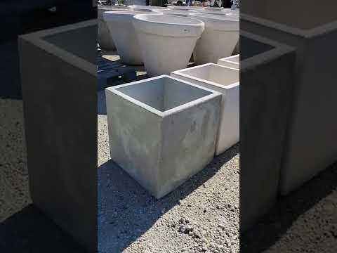 Concrete Square Planters