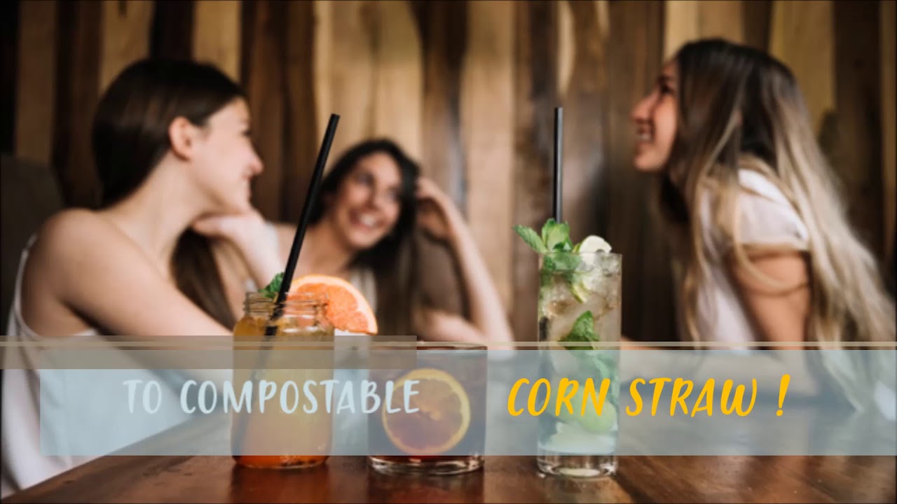 Compostable Corn Starch Straws