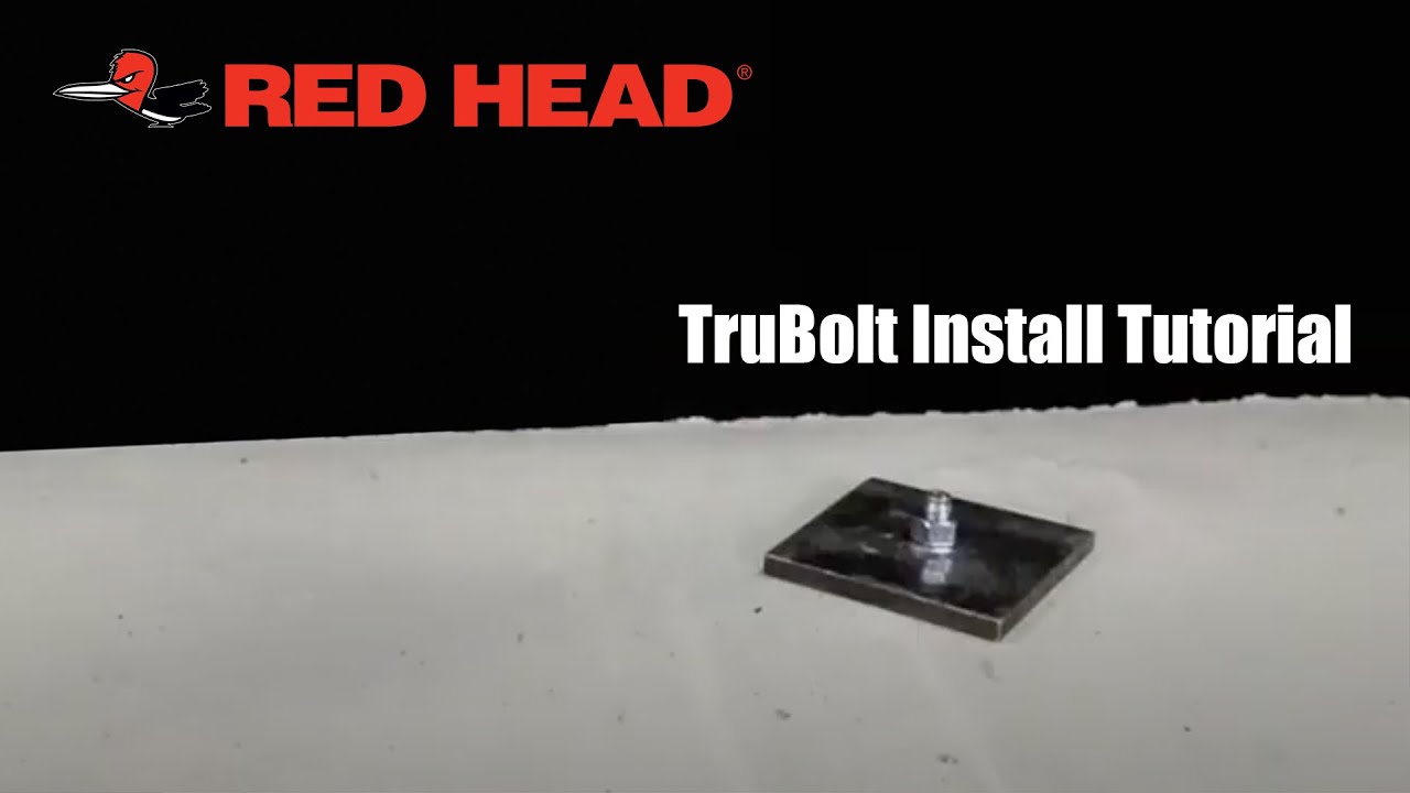 Red Head Trubolt Installation Tutorial