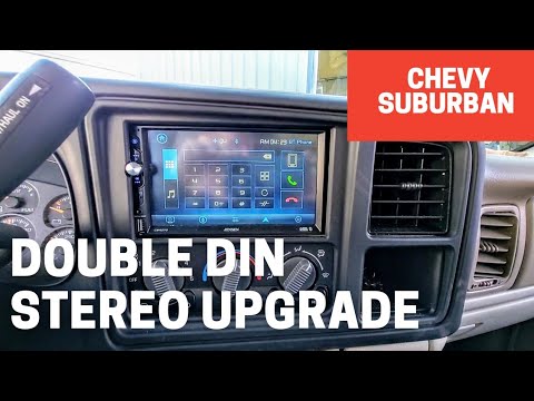 Double Din Upgrade Chevrolet Suburban | Backup Camera | Bluetooth | #camp #overlanding #suboverland