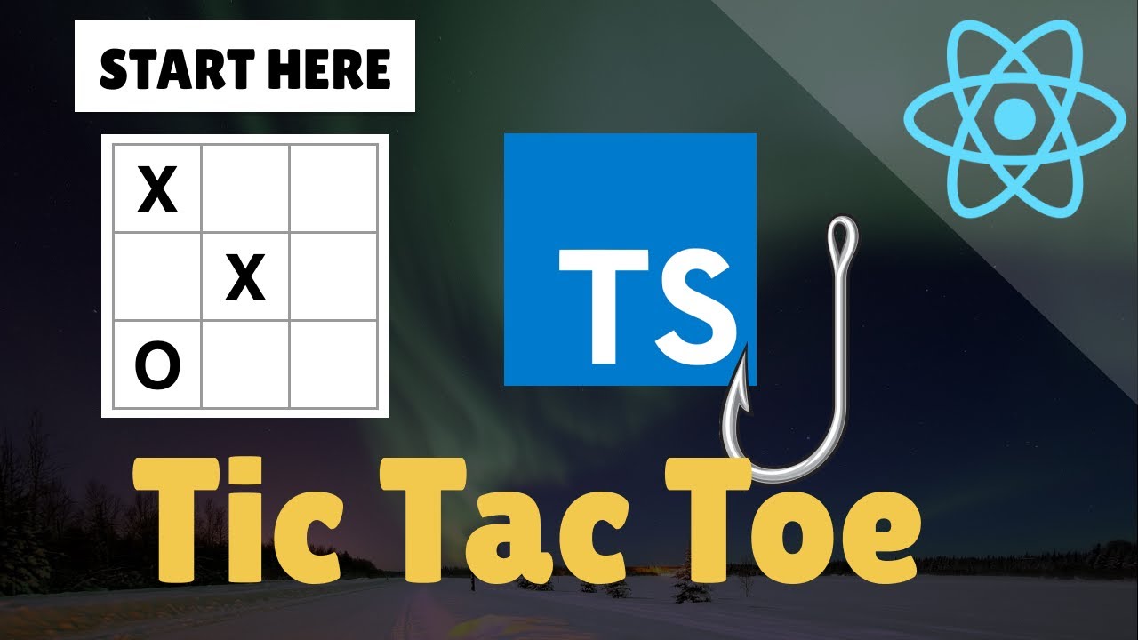 Get Started with React TypeScript by building Tic Tac Toe (with Hooks, TypeScript, CSSinJS)
