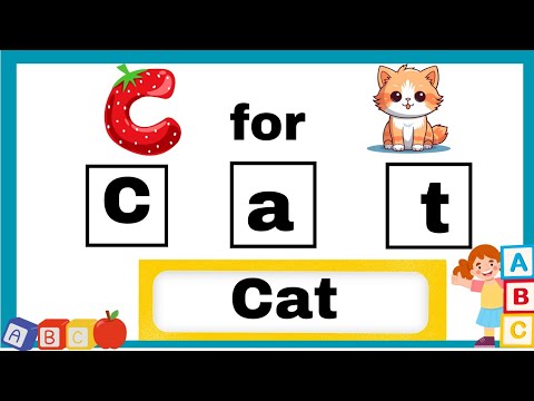 Letter Cc |Words that START WITH letter C | learn Alphabets| Phonics || kids learning videos|C words
