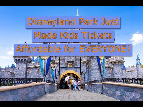 Disneyland Park Just Made Kids Tickets Affordable for EVERYONE!