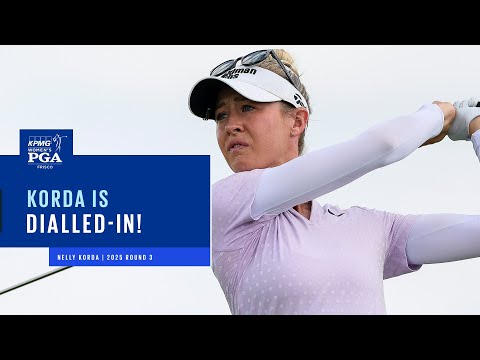 Nelly Korda Secures Back-To-Back Birdies! | 2025 KPMG Women's PGA Championship