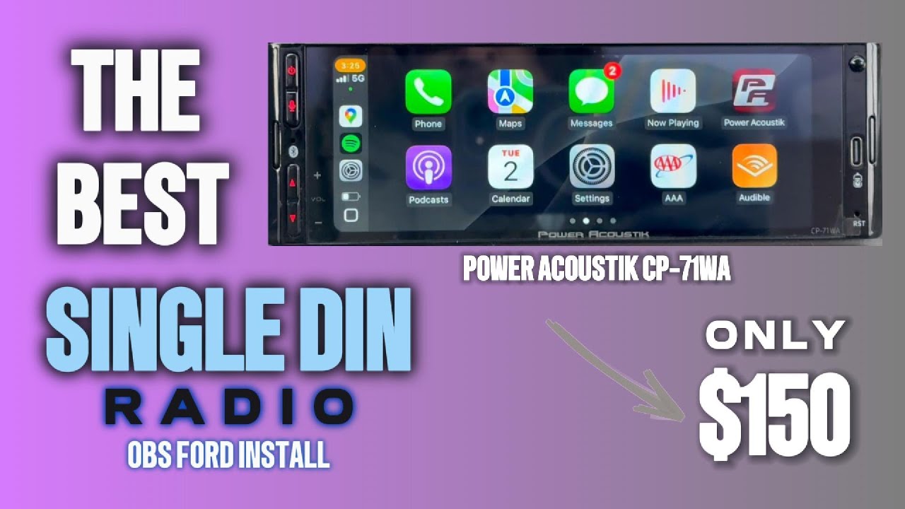Power Acoustik CP-71WA Installation Guide | Wireless CarPlay & Android Auto Install