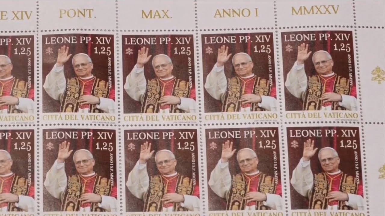 Vatican releases Pope Leo XIV stamps