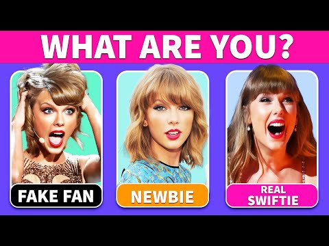 🤷♀️Which Taylor Swift Fan are you? 🎶📝Swiftie Test🎸Music Quiz