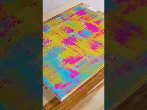 Unleash The Vibrant Color Pink / Abstract Painting Techniques