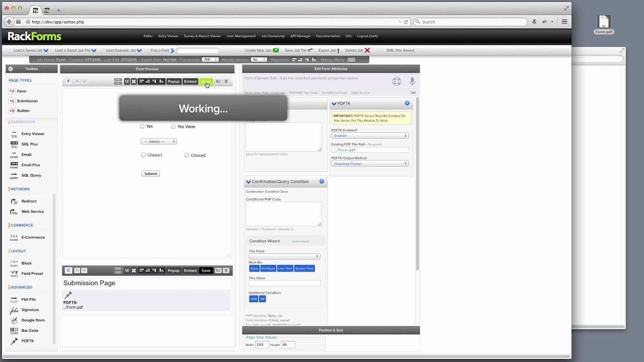 RackForms PDF Processing