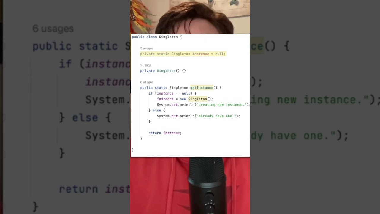 Programming in Under 60 Tutorial - Singleton Design Pattern