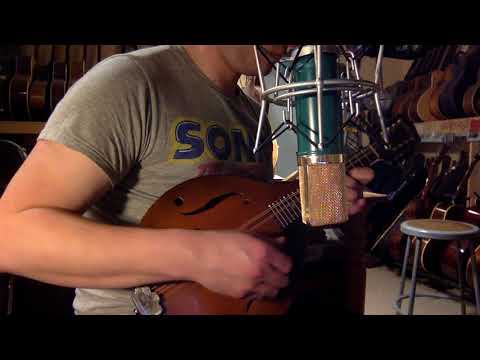 1930s Stradolin/Strad-O-Lin-made Orpheum A-Style Archtop | Reverb