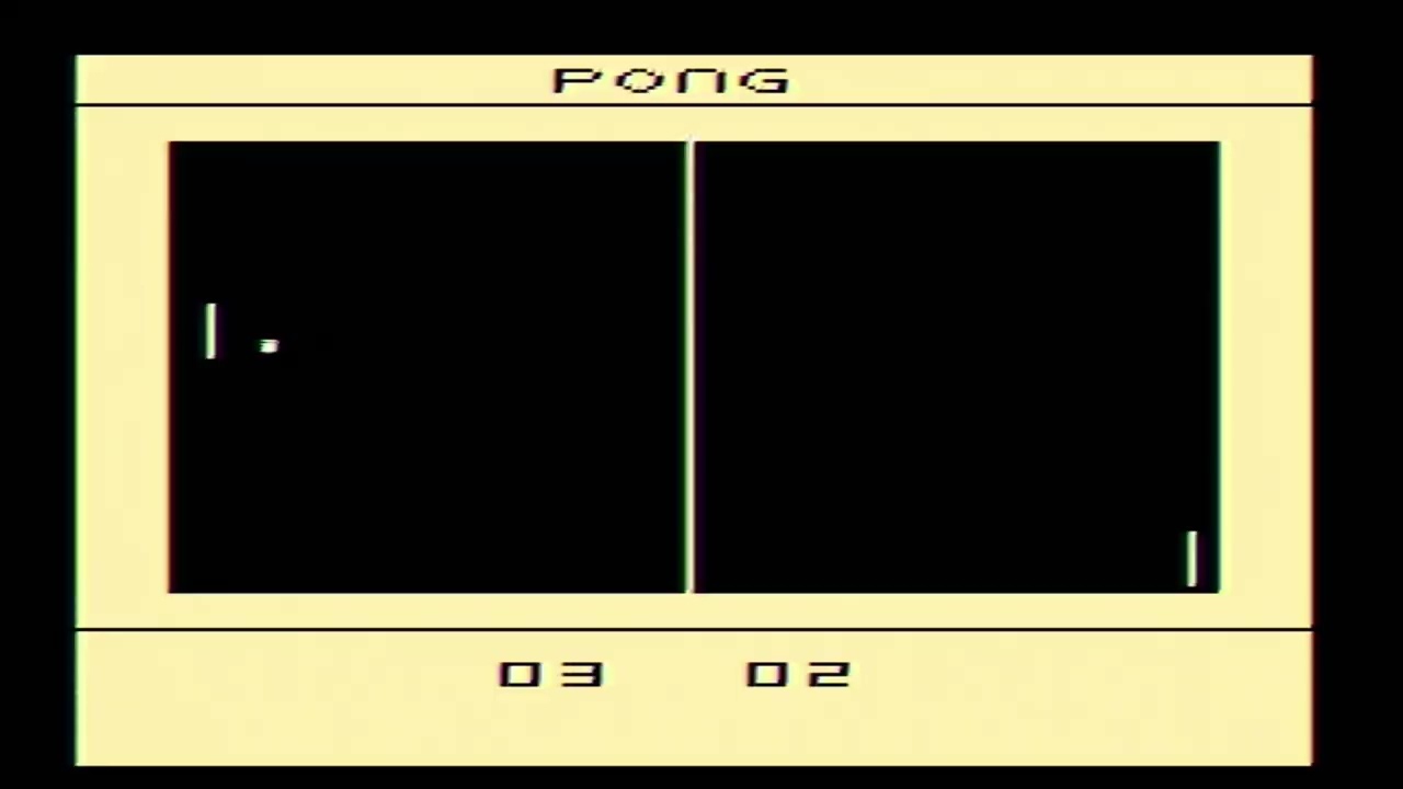 Playing Arcade Pong on the Atari Flashback 2