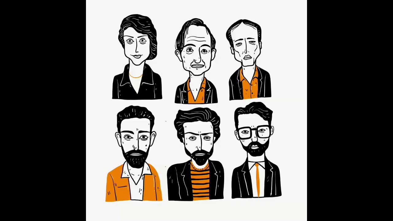 Collection of hand drawn. Vector illustration in sketch doodle style.