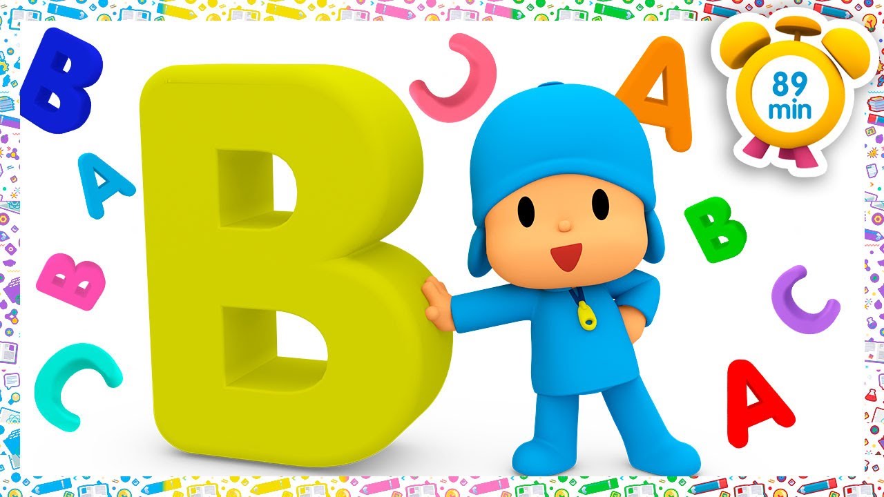🔤 POCOYO IN ENGLISH - Learn The Alphabet With Pocoyo [89 min] Full Episodes |VIDEOS & CARTOONS