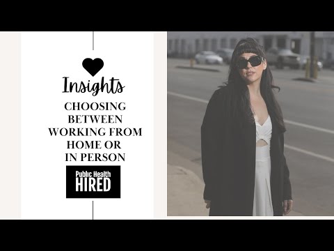 Public Health Jobs: Choosing to Work From Home Or In Person