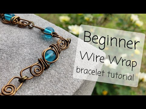 Beginner Wire Wrap Bracelet Tutorial