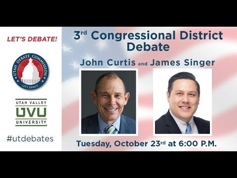 3rd Congressional District Debate with John Curtis and James Singer