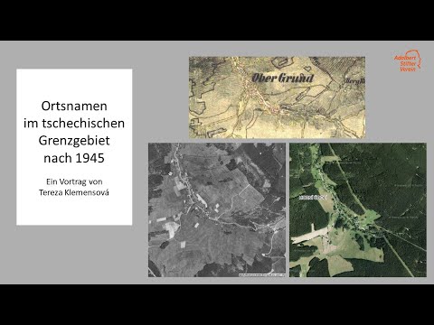 Ortsnamen im tschechischen Grenzgebiet nach 1945 (Kulturreferat)