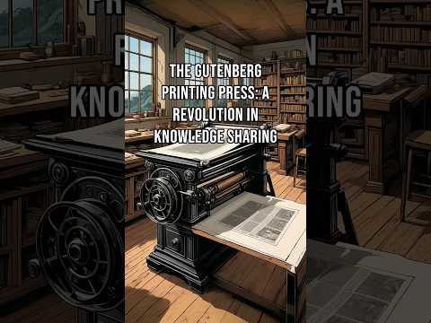 The Gutenberg Printing Press: A Revolution in Knowledge Sharing