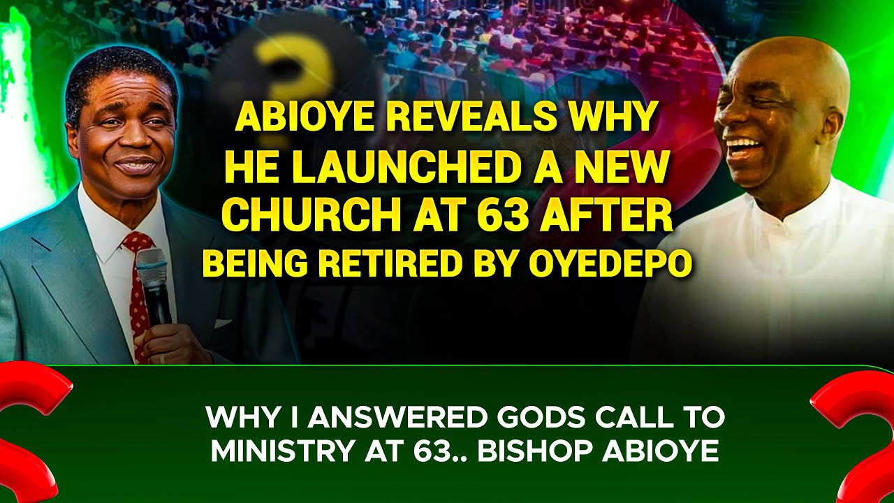 Bishop Abioye Reveals Why He Launched a New Church At 63 After Being Retired #bishopdavidoyedepo