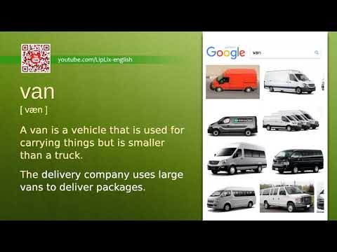 Van : B1 level english vocabulary lesson, www.LipLix.com