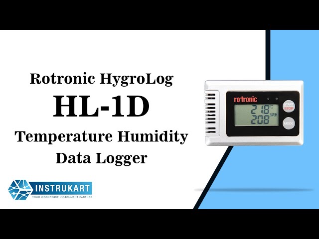 Humidity Temperature Transmitter - Rotronic HygroLog HL-1D Temperature ...