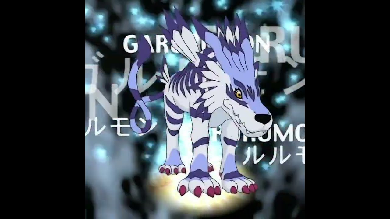 Digimon 01 - Gabumon - Evolution - Garurumon