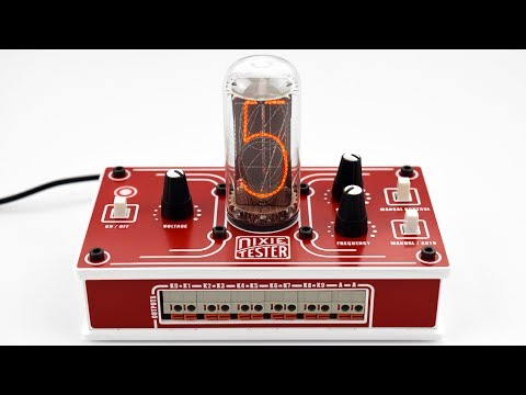 Professional Nixie Tube Tester & Healer for IN18 Nixie Tubes and more...