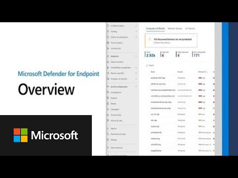 Microsoft Defender for Endpoint Overview