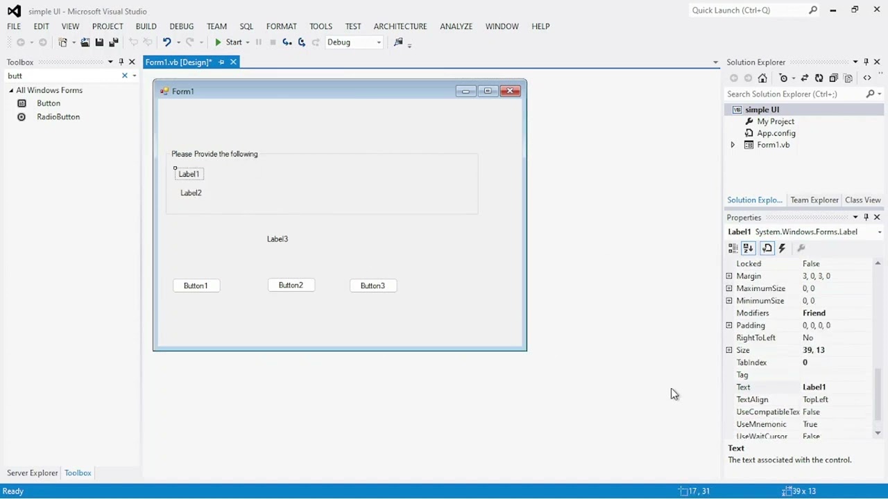 How to create a Simple user interface | ISD | Level 2