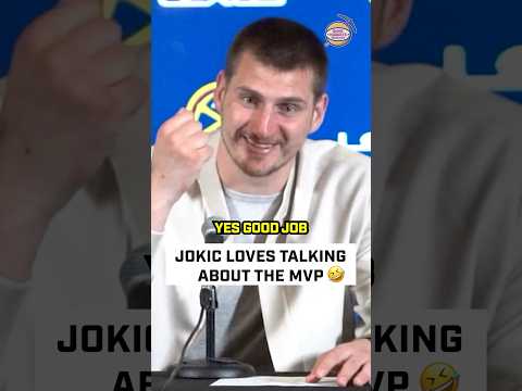 Jokic LOVES talking about the MVP 🤣