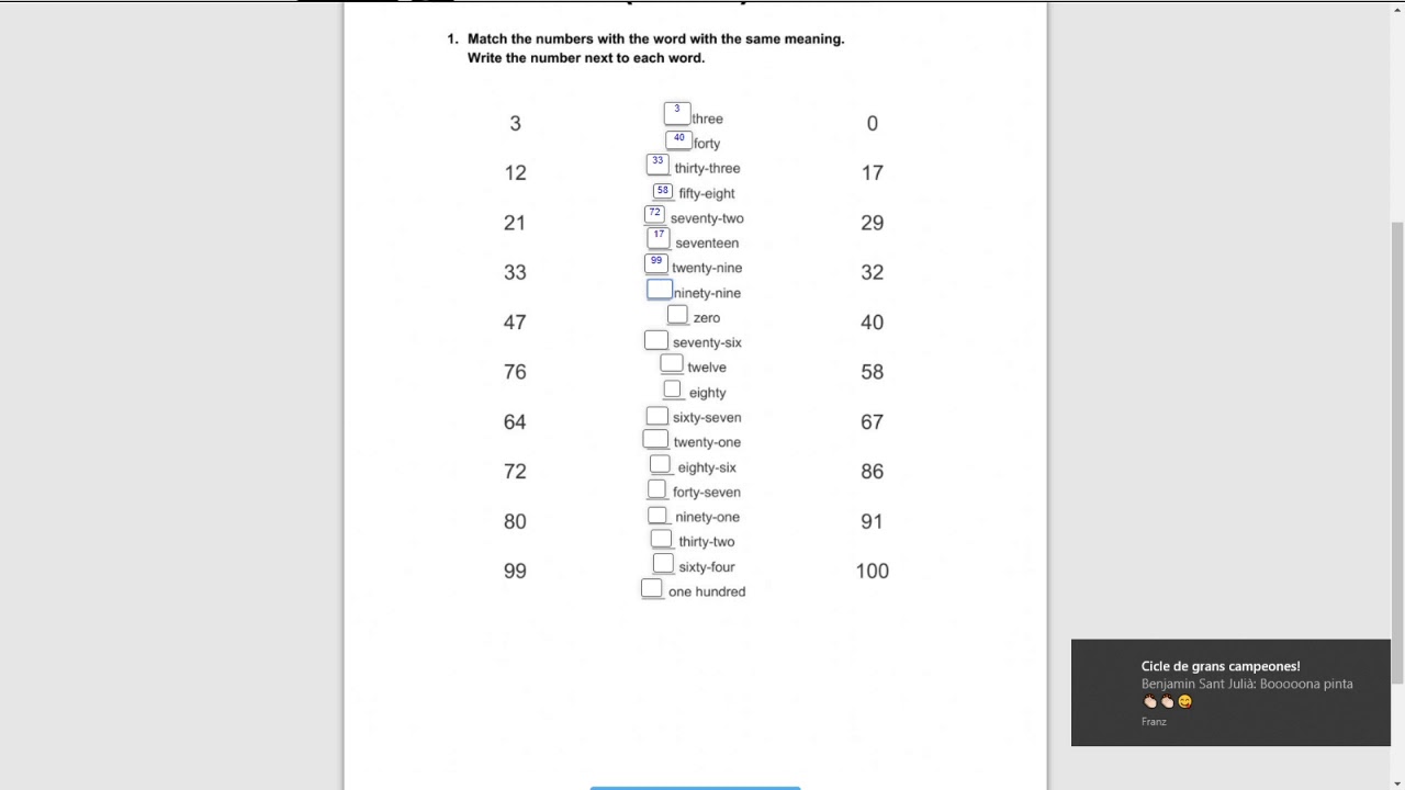 Live Worksheets: realizando ejercicios de respuesta cerrada