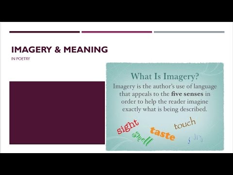 Imagery and Meaning in Poetry