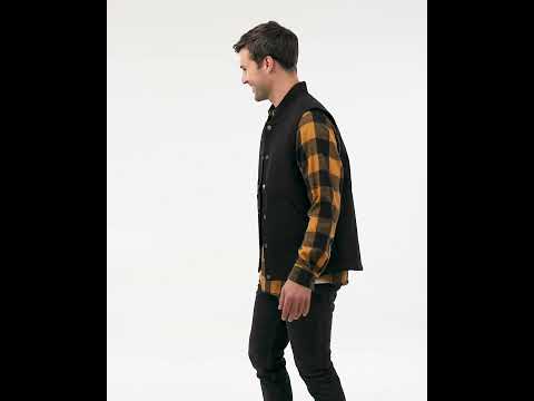 Independent Trading Company Mens Insulated Canvas Full Zip Vest EXP560V