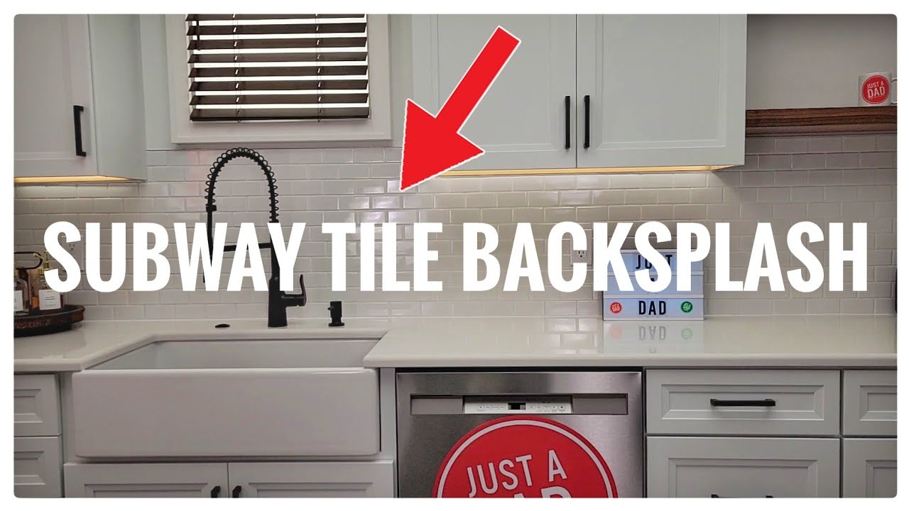 Home Depot Daltile Restore Bright White  Subway Tile Backsplash Review