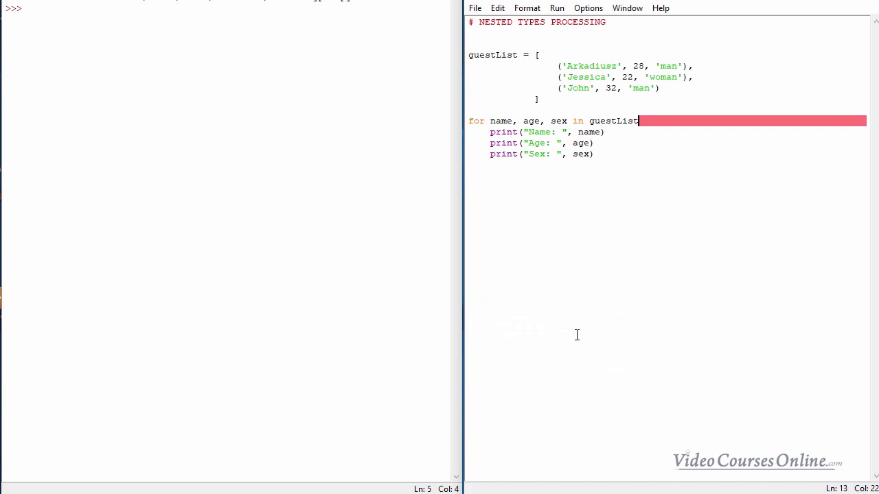 video6 6 Processing nested types using loops