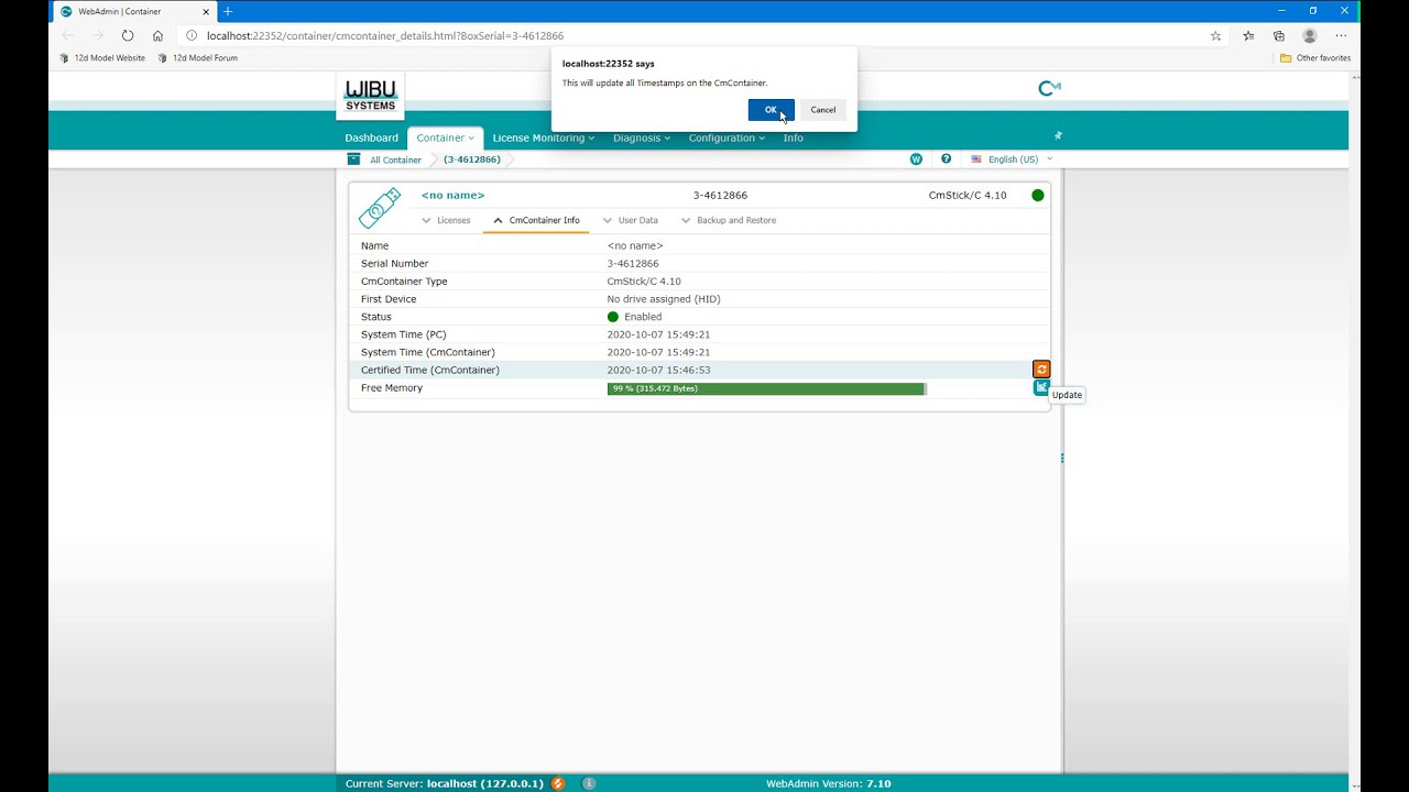 Certifying CodeMeters (Installing and Configuring 12d Model)